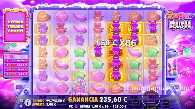 Sugar Rush (Pragmatic Play) en casinos 2023